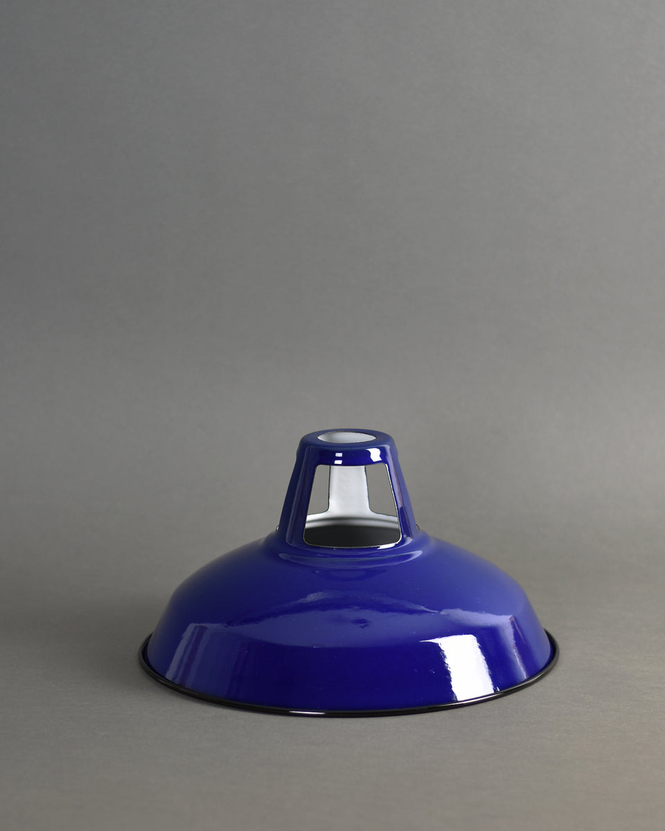 Enamel Shade | Industrial Open Top | Ocean Blue – Vendimia Lighting Co.